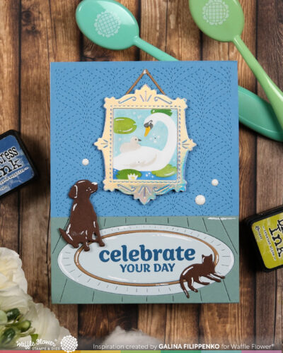 Waffle Flower Die Cozy Spot Pets - Scrapbook Super Station