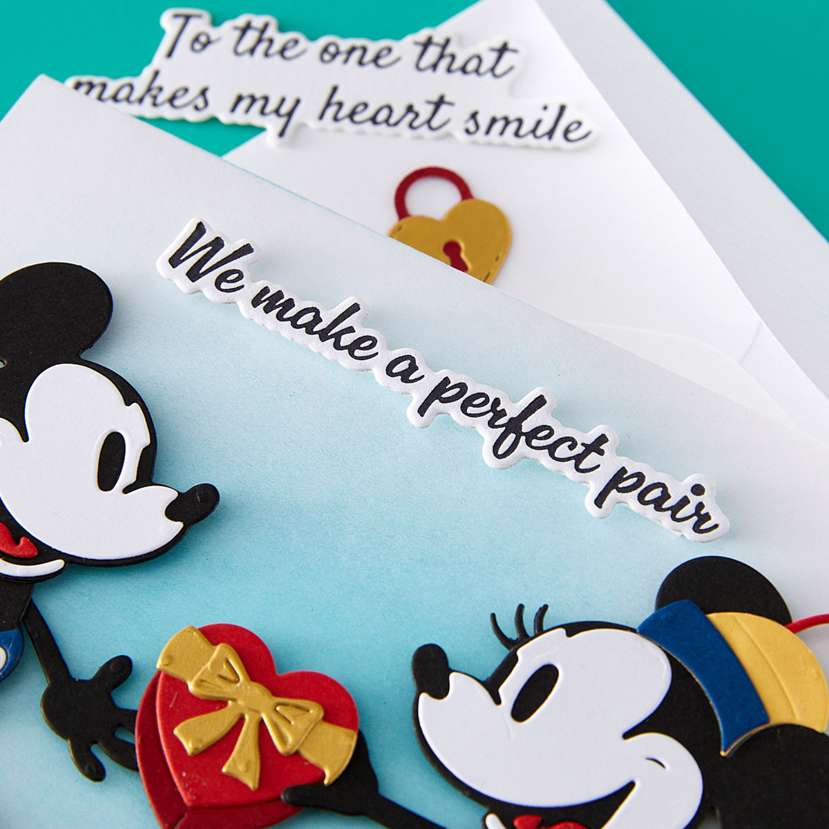 Spellbinders Classic Mouse Love Sentiments Press + Foil Plate & Die Set ...