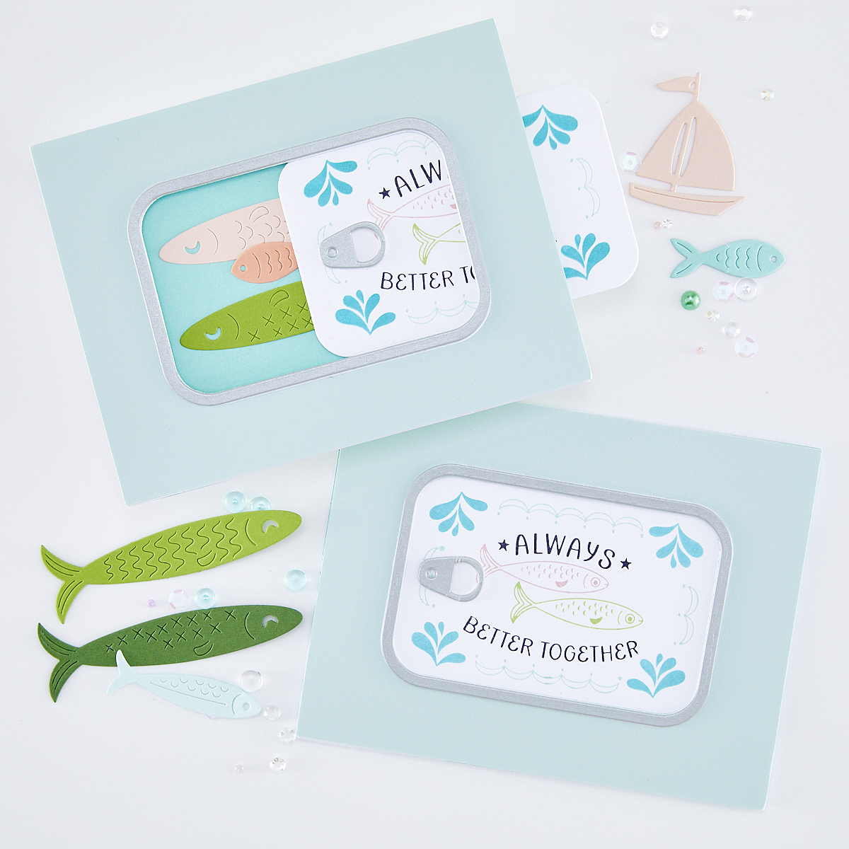 Hero Arts Die Big Mouth Sardine - Scrapbook Super Station